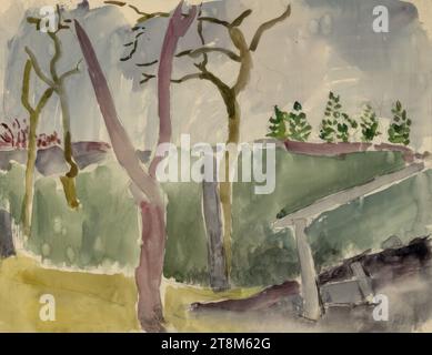 Landscape, Robert Kohl, Vienna 1891 - 1944, deportation to the ...