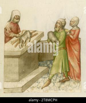 Sacrificial Scene, History Bible, Anonymous, 1420-1430, Drawing ...
