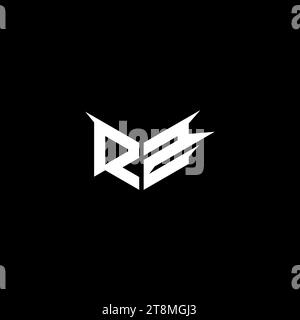 RZ Premium emblem logo initial esport and gaming design concept Stock ...