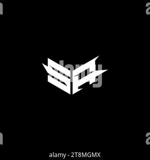 SA Premium emblem logo initial esport and gaming design concept Stock ...