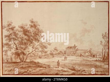 'Prater entrance' by Johann Christian Brand is a detailed depiction of ...