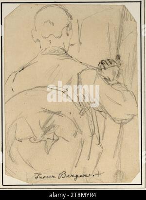 Carl Pischinger Franz Berger. Pencil drawing Stock Photo - Alamy