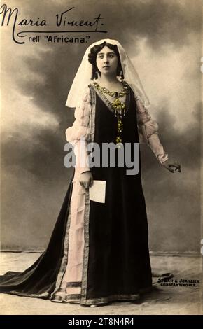 The celebrated italian singer soprano MARIA LABIA (1880-1953 ) in TOSCA ...