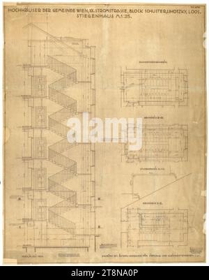 Winarskyhof (today: Otto-Haas-Hof), Vienna XX., thoroughfare, site plan ...