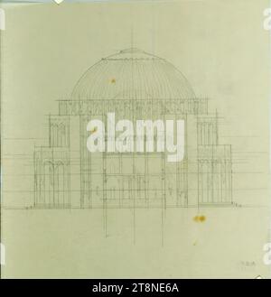 Dornach, Goetheanum, dome building, variant I, ground plan and ...