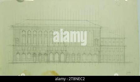 Reichenberg (Liberec, North Bohemia), German People's House, draft ...