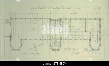 Bad Groß-Ullersdorf, Thesstal sanatorium, construction and extension to the bathing wing ...