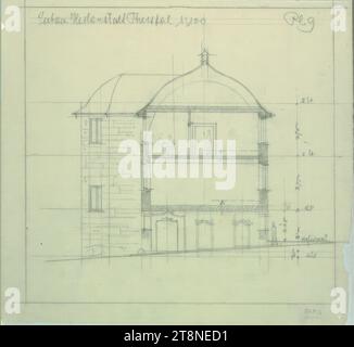 Bad Groß-Ullersdorf, Thesstal sanatorium, construction and extension to the bathing wing ...