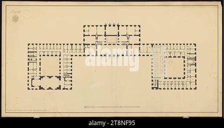 Castle, design. Floor plan ground floor Stock Photo - Alamy