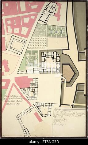 Vienna I, Hofburg, Aman reconstruction, preliminary drawing for the ...