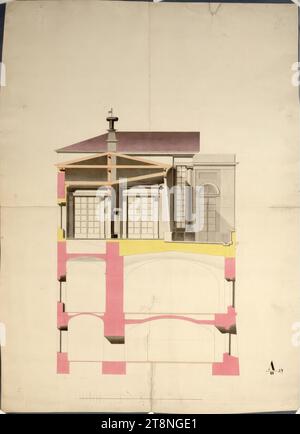 Vienna I, Hofburg, Augustinergang wing, glass house project, ground ...