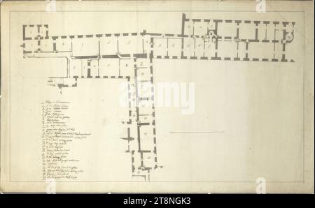 Vienna I, Hofburg, Schweizerhof, Leopoldine wing, 3rd floor, partial ...