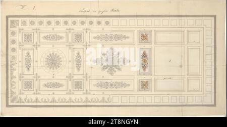 Vienna I, Hofburg, Redoutensaal wing, large Redoutensaal, project for ...