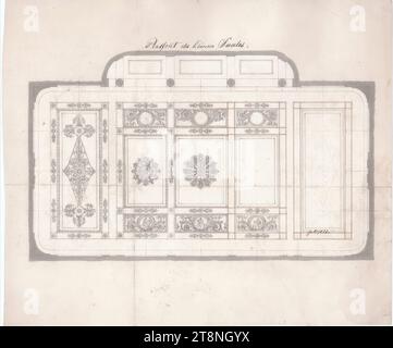 Vienna I, Hofburg, Redoutensaal wing, small Redoutensaal, project for ...