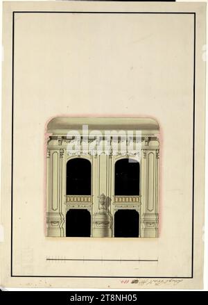 Vienna I, Hofburg, Redoutensaal wing, small Redoutensaal, front wall ...