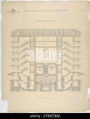 Architectural Drawing Cross section through double storey residential ...