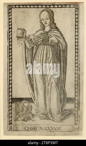 Caritas, E Series Ferrara, Master of Tarocchi, before 1467, print ...