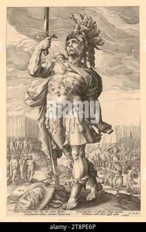 Publius Horatius, The Roman Heroes, Hendrick Goltzius, 1586 ...