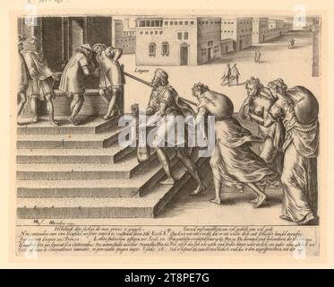 Unequal Law (Allegory), Litis abusus, 1597-1604, print, copperplate ...