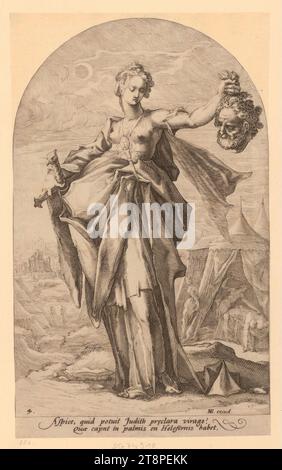 David, heroes from the Old Testament, Hendrick Goltzius, around 1588 ...