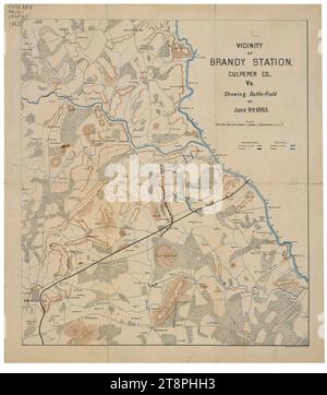 Vicinity of Brandy Station, Culpeper Co., Va. : showing battle-field of ...
