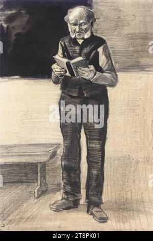 Man, Standing, Reading a Book 1882; Haag / Den Haag / La Haye / The ...