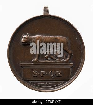 Medal of Roman merit, 19th century, Numismatic, Medal, Copper ...