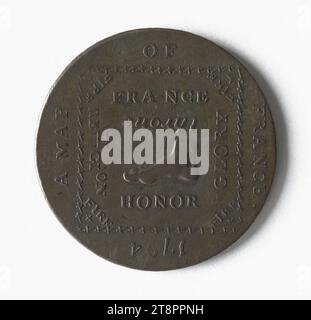A Map of France, 1794, Anonymous, Medal Engraver, Array, Numismatic ...