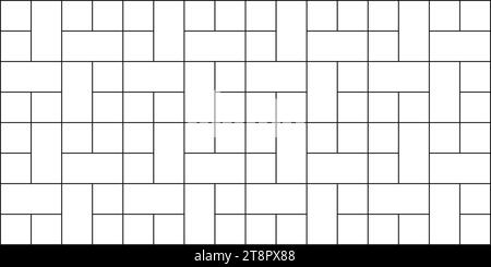 Pinwheel tile pattern. Pavement mosaic texture. Stone or ceramic brick ...