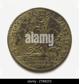 Provost Henri de Fourcy, 1692, In 1692, Numismatic, Token, Copper ...