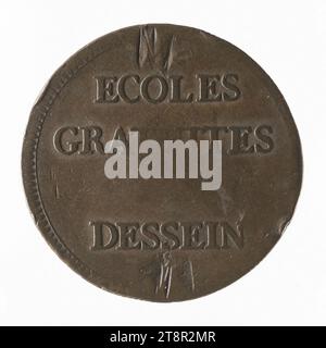 Attendance prize of the free schools of drawing, 19th century ...