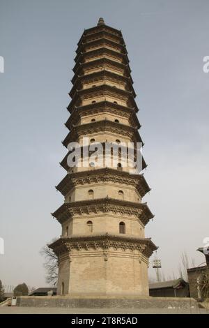 Shuang Ta Si Temple, Buddhist temple, Taiyuan, Shanxi, China Stock ...