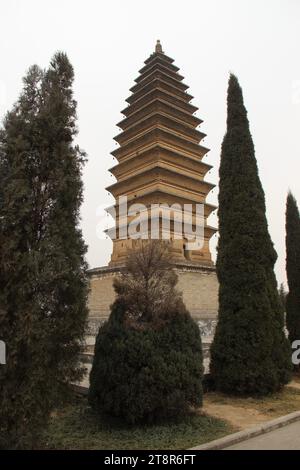 Baolun Temple Pagoda, Jin Dynasty, 1177 AD, Sanmenxia, Sanmenxia, Henan ...