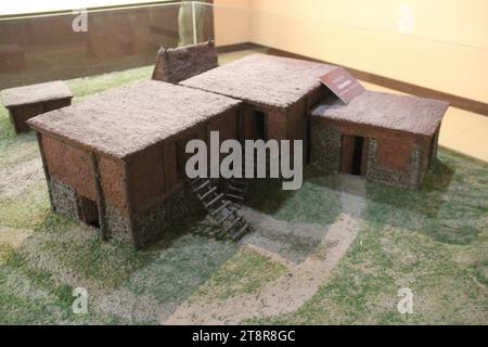 Neolithic House Model, Tibetan History Gallery, Tibet Museum, Lhasa ...