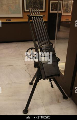 Hellenic War Museum Machine Gun, Athens War Museum, Athens, Greece ...