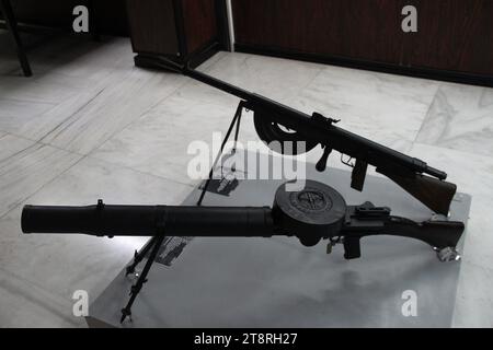 Hellenic War Museum Machine Guns, Athens War Museum, Athens, Greece ...