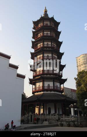 Shengjin Ta Tower & Temple, Nanchang, Jiangxi, China Stock Photo - Alamy