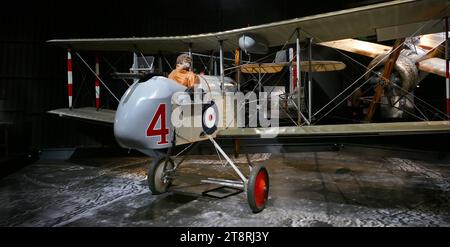 Airco De Havilland DH 2, Developed in 1915, the DH-2 biplane was one of ...