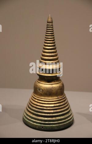 Ayutthaya Art: Bronze Miniature Stupa, Gallery of Thai History ...