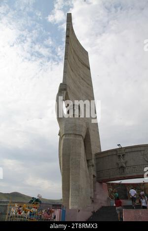 Zaisan Russian World War II Memorial, Ulaanbaatar, Mongolia Stock Photo ...