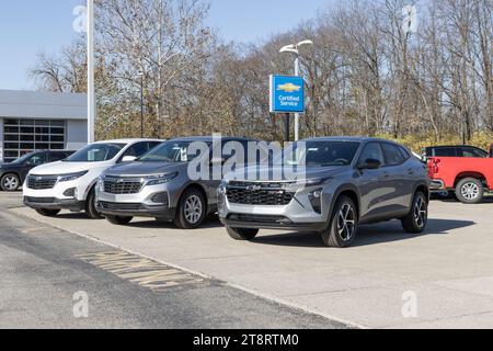 Indianapolis - November 19, 2023: Chevrolet car, truck and SUV ...