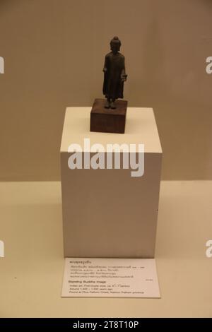 Indian Art, Post-Gupta Style: Standing Buddha, 6th-7th Cent, National ...