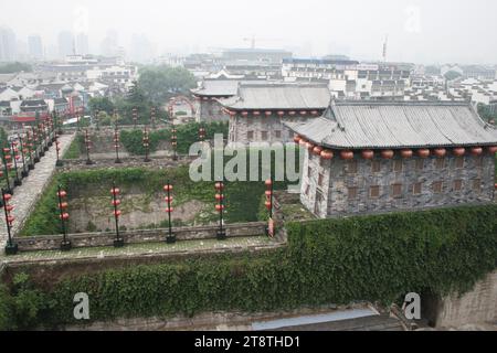 Nanjing, China City Wall Zhonghua Gate, Built early Ming Dynasty (late ...