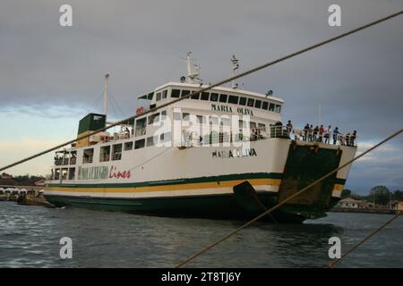 Ferry from Caticlan to Boracay, Panay Island, near, Visayas ...