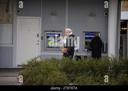 Copenhagen, Denmark /21 November 2023/Nordea bank' branch in danish ...