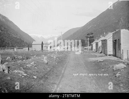 Main street at Bealey Flat Stock Photo - Alamy