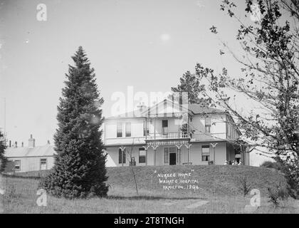 Waikato Hospital and Nurses' Home, Hamilton, View of Waikato Hospital ...