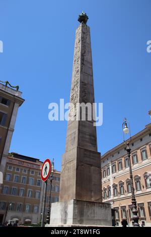 Egyptian Obelisk Solare, Psammeticus II, Heliopolis, Taken by Augustus ...