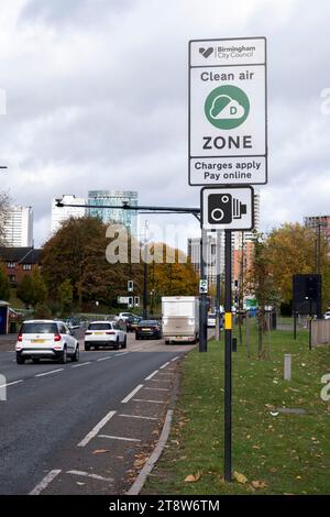Clean Air Zone run by Birmingham City Council along the A38 Bristol ...