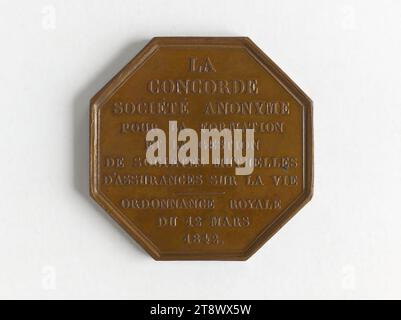 Joined busts of Ambroise-Polycarpe de La Rochefoucauld (1765–1841) and ...